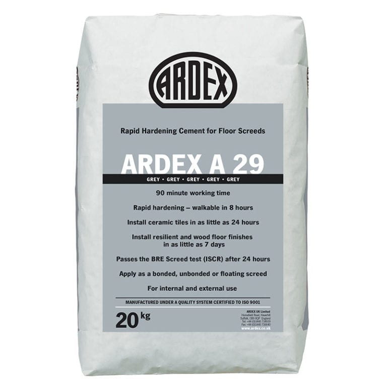 Ardex A38 Ultra Rapid Drying Screed, 25kg | Screed Works