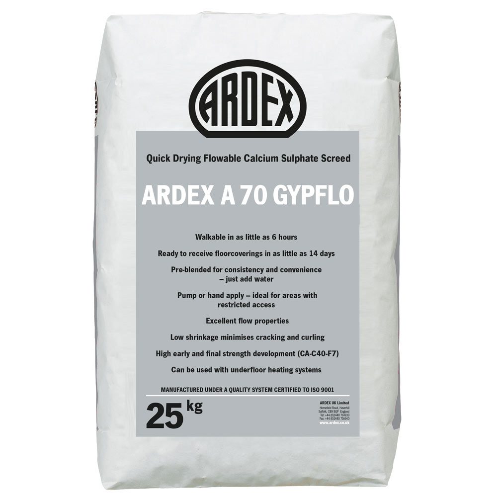 Ardex A38 Ultra Rapid Drying Screed, 25kg | Screed Works